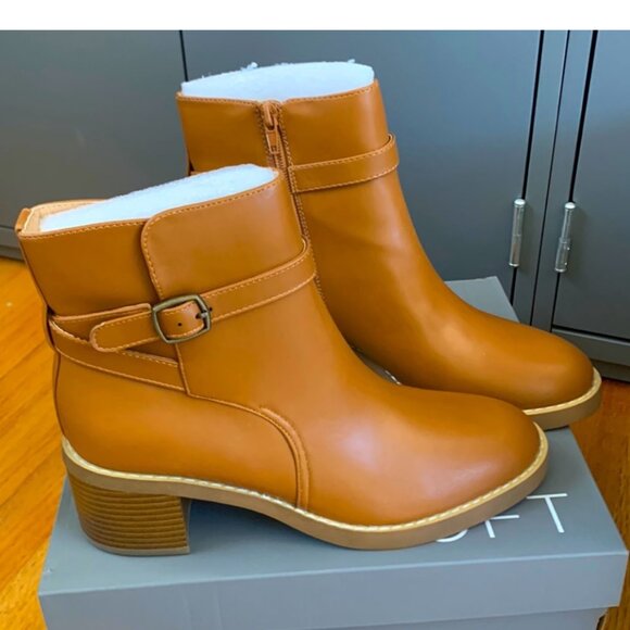 LOFT | Shoes | Ann Taylor Loft Side Zip Ankle Riding Boots Size 7 ...